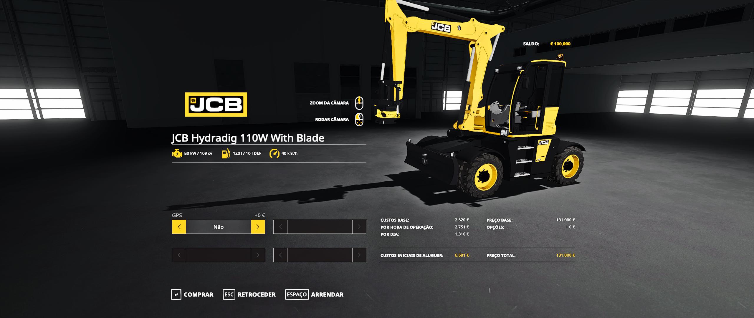 FS19 - Jcb Hydradig 110W V2.1 | Farming Simulator 19 | Mods.club