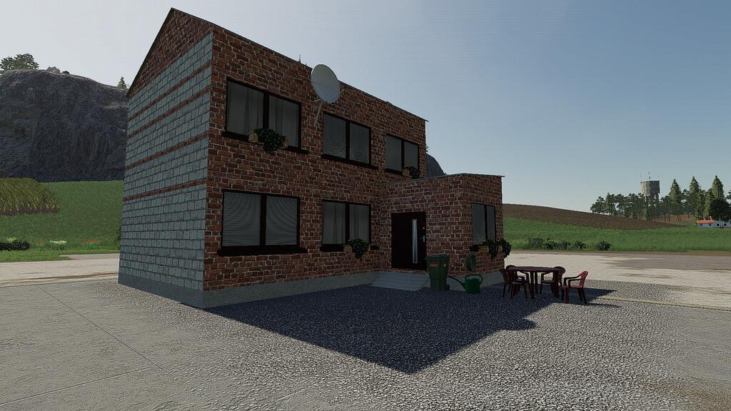 FS19 - Big Brick House V1 | Farming Simulator 19 | Mods.club