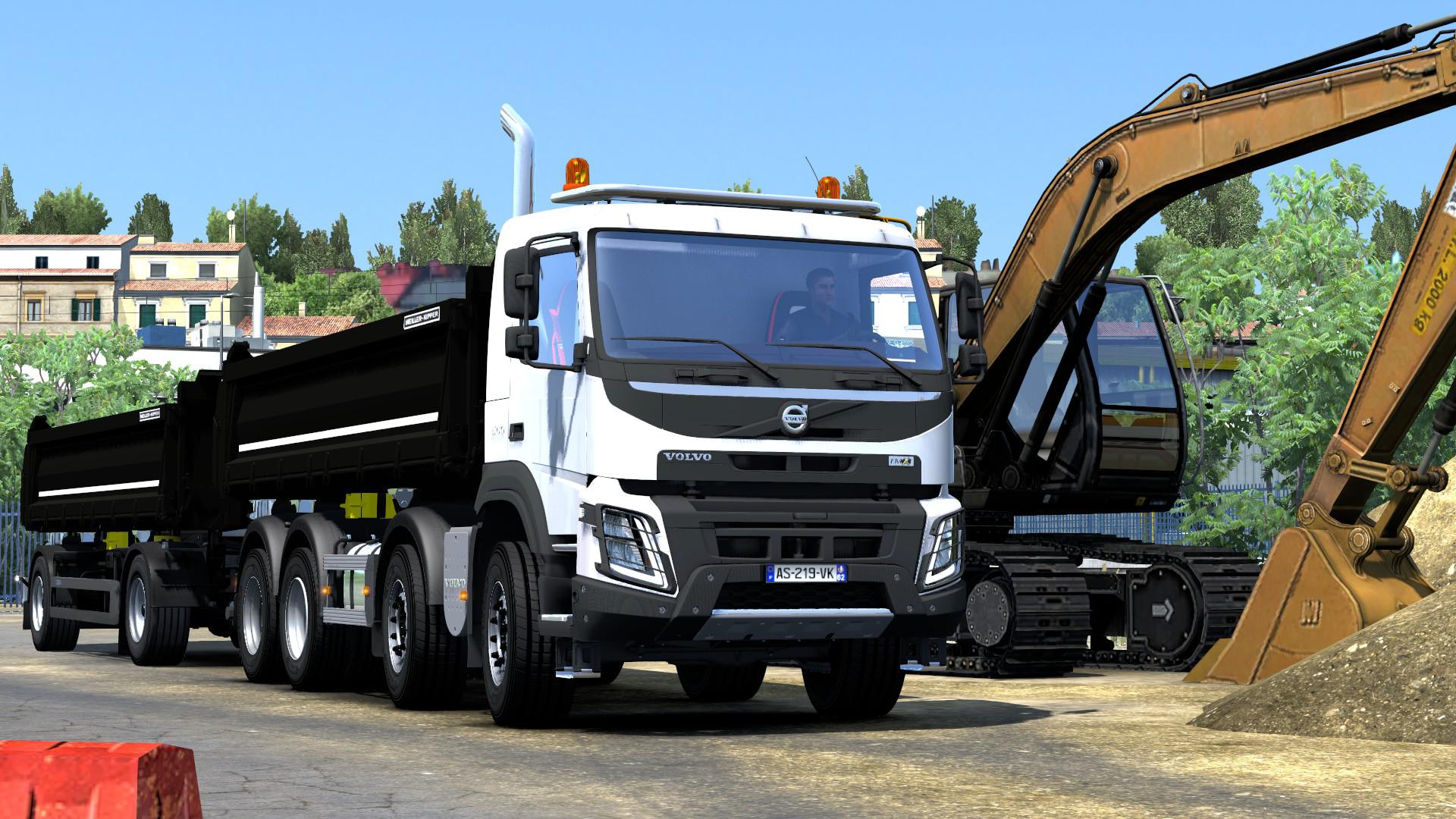 Ets2 Volvo Fmx Kipper Rework Truck V1 6 1 36 X Euro Truck