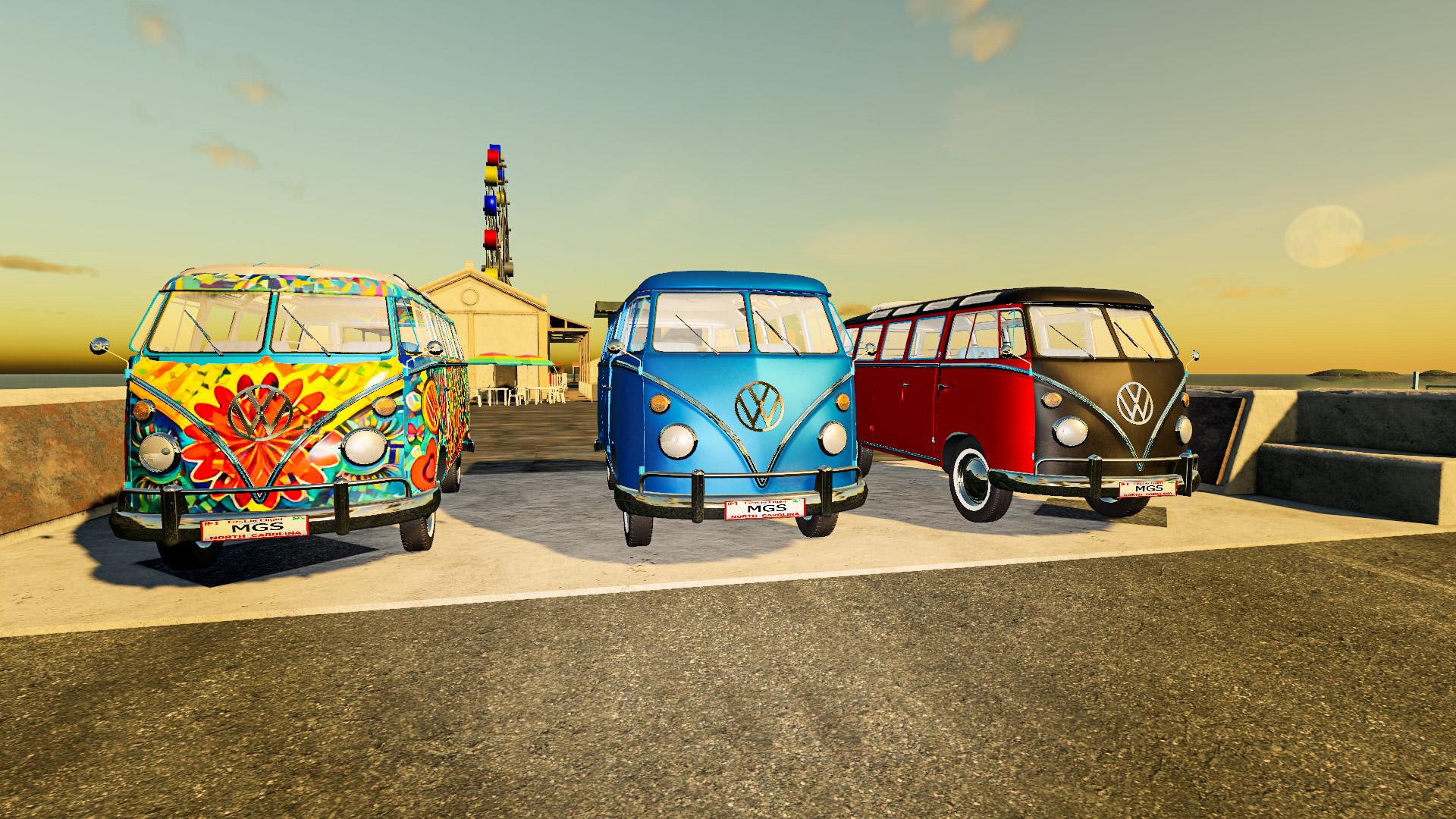 FS19 - Hippy Volkswagen Van V1.1 | Farming Simulator 19 | Mods.club