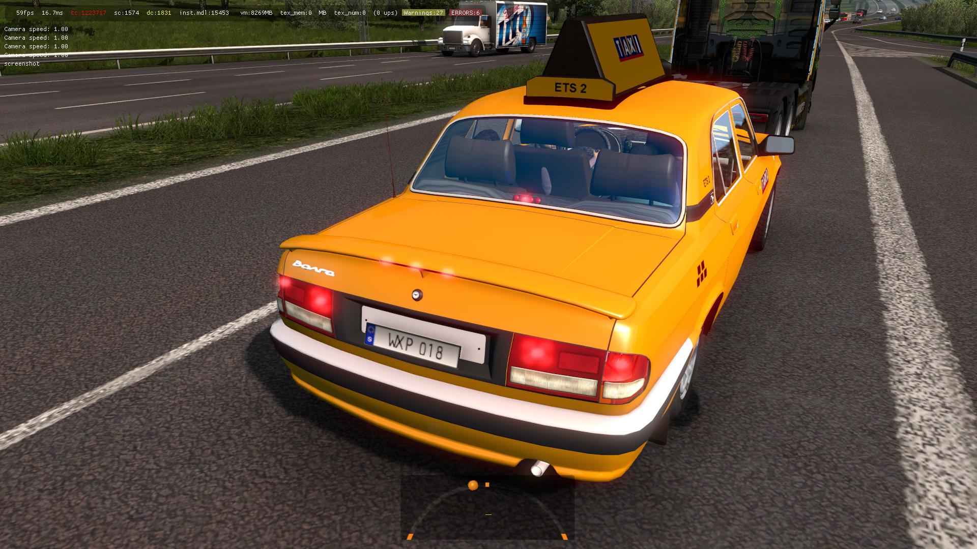 ETS2 Gaz 3110 Volga Taxi With Checkers In Traffic Mod 1 39 x Euro ETS2 Gaz 3110 Volga Taxi With Checkers In Traffic Mod 1 39 x Euro
