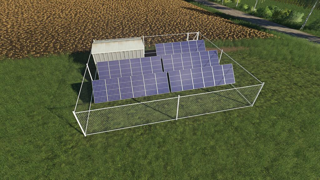 FS19 - Solar Field Large And Small V1 | Farming Simulator 19 | Mods.club
