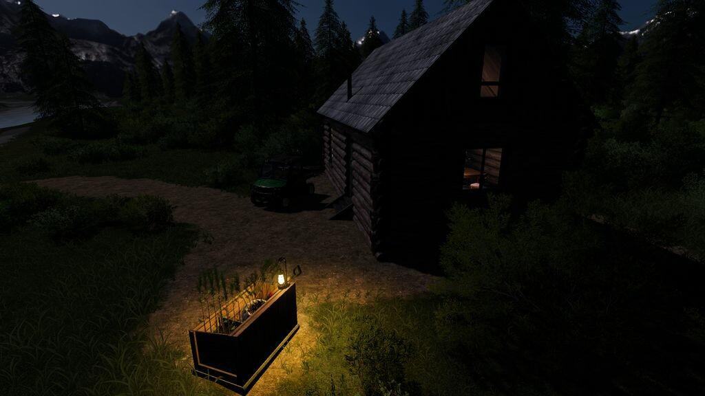 FS19 - Log Cabin (Farmhouse) V1 | Farming Simulator 19 | Mods.club