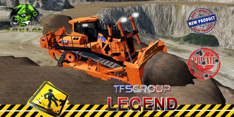 FS19 - Bulldozer Hitachi 900 V1.5 | Farming Simulator 19 | Mods.club
