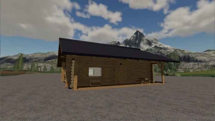 FS19 - Log Cabin Farmers House V1.0 | Farming Simulator 19 | Mods.club