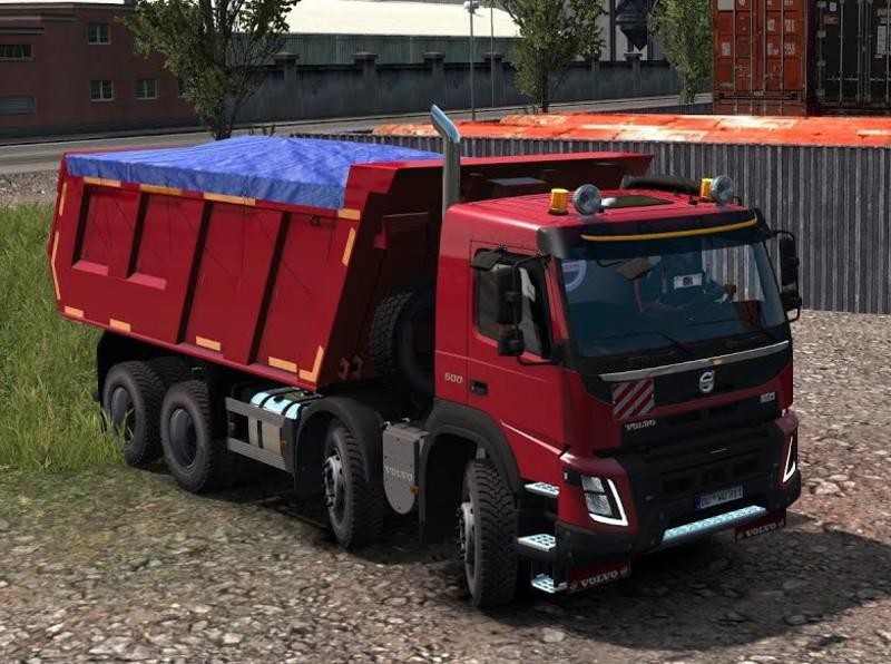 Ets2 Volvo Kipper Rework Truck V1 8 1 37 X Euro Truck Simulator 2