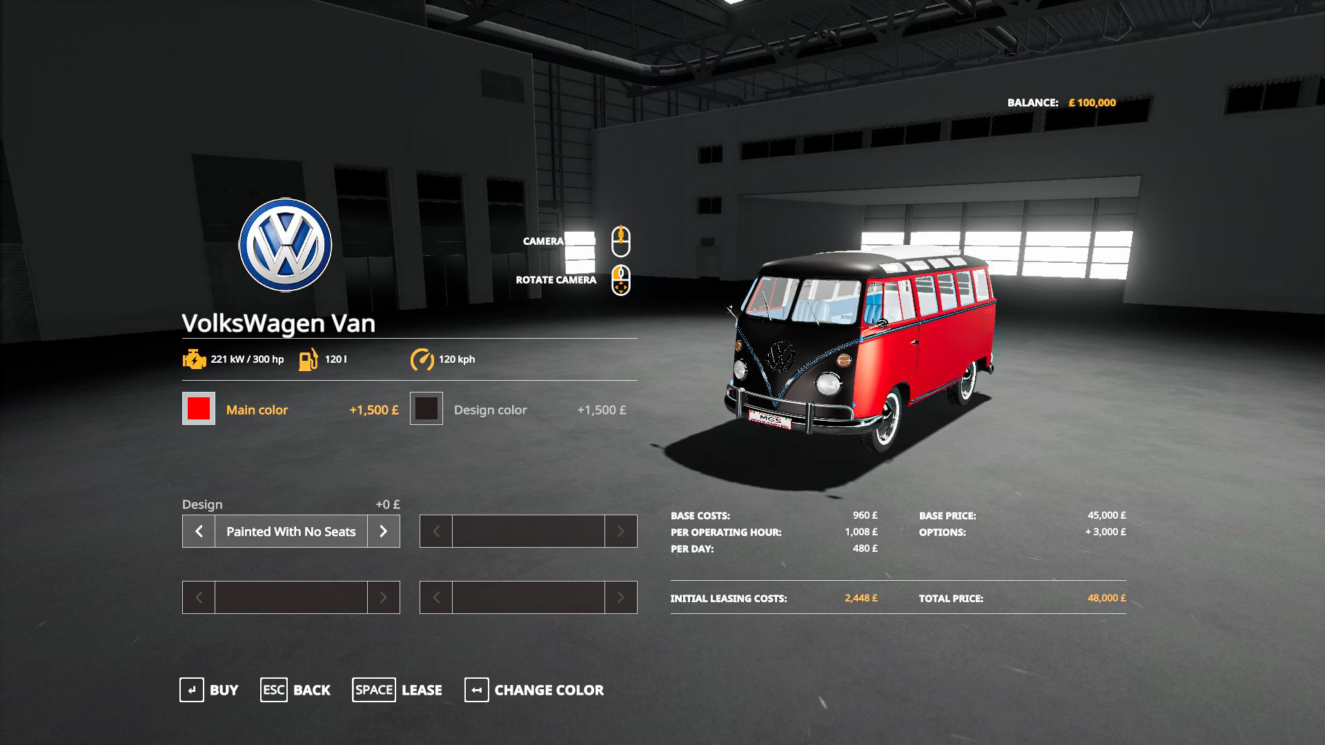 FS19 - Hippy Volkswagen Van V1.1 | Farming Simulator 19 | Mods.club