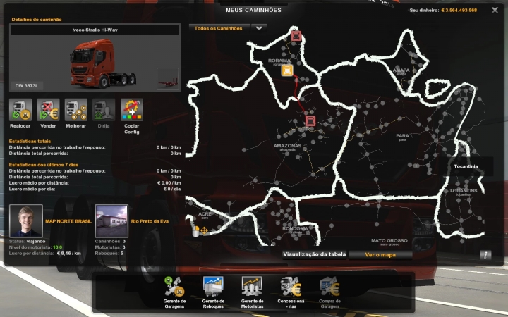 Ets2 Norte Brasil Map For Profile Mod 1 41 X Euro Truck Simulator