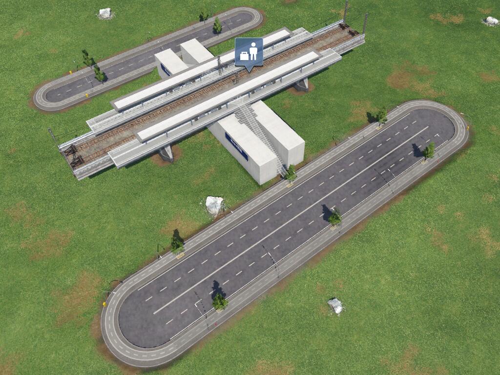 Transport Fever 2 - Roughly Made Elevated Station | Transport Fever 2 ...