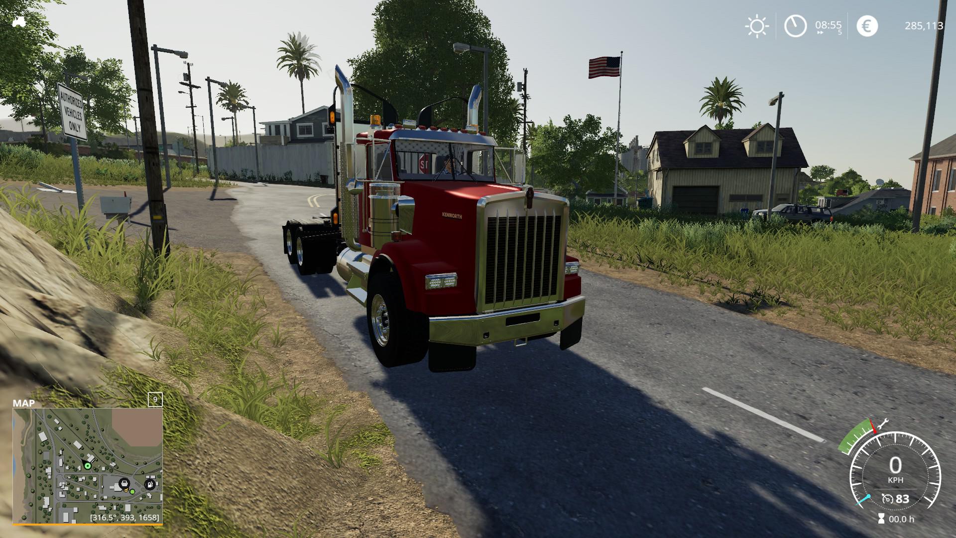 FS19 - Kenworth T800H Tandem Truck V1.0 | Farming Simulator 19 | Mods.club