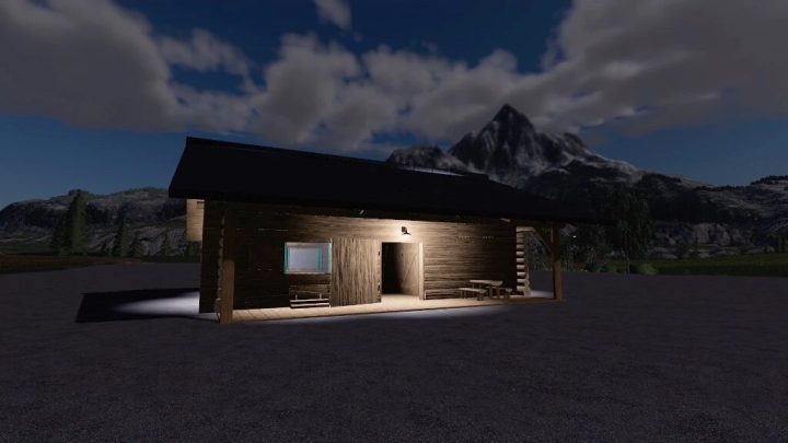 FS19 - Log Cabin Farmers House V1.0 | Farming Simulator 19 | Mods.club