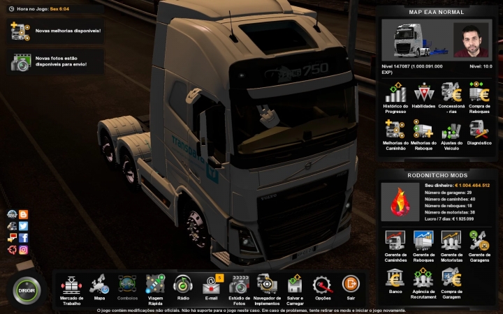 Ets2 Eaa Map 6 2 For Profile Mod 1 41 X Euro Truck Simulator 2