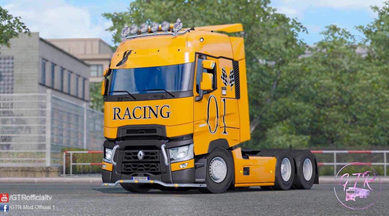 Ets2 Renault T Racing 01 Skin 1 35 X Euro Truck Simulator 2