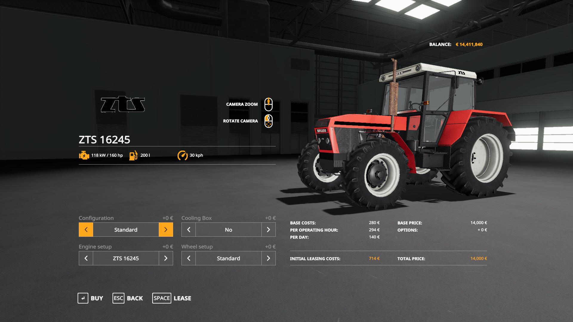 FS19 - Zetor ZTS 16245 Tractor V1.0 | Farming Simulator 19 | Mods.club