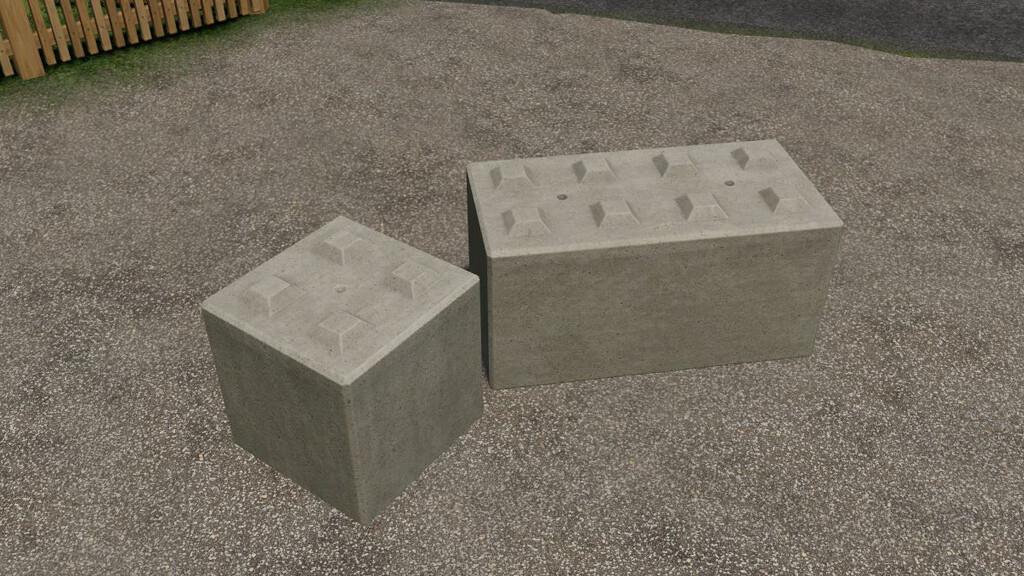 FS19 - Concrete Stone Blocks Stackable (Prefab) V1.0 | Farming ...