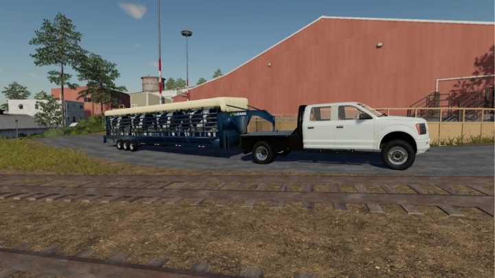 FS19 - Ford F350 Flatbed V1.0 | Farming Simulator 19 | Mods.club