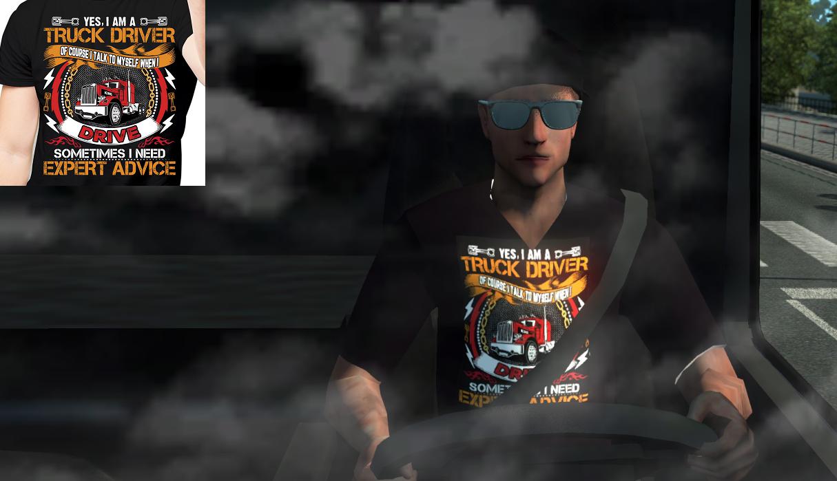 ETS2 - Truck Driver Skin (1.36.x) | Euro Truck Simulator 2 | Mods.club